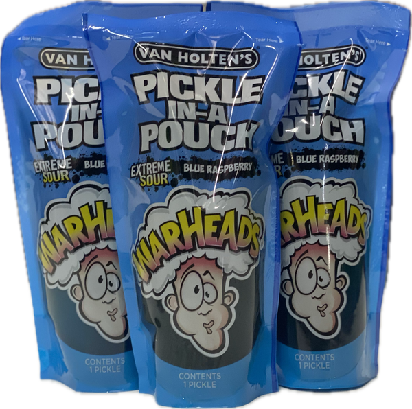 Van Holtens Pickle Warhead Blue Raspberry (12ct) - Wholesale Candy ...