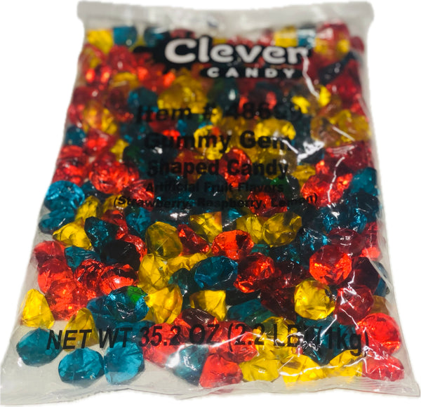 Clever Gummy Gems 2.2lb - Wholesale Candy Warehouse