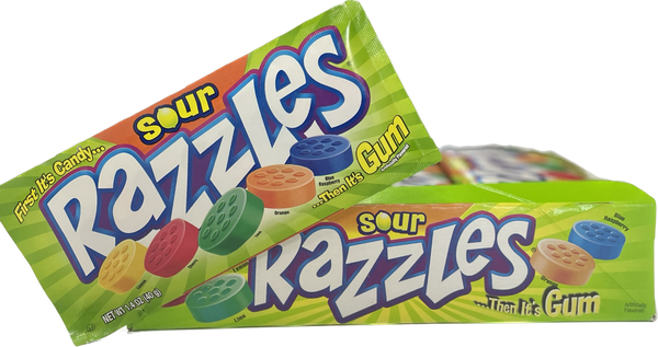Razzles Sour (24 ct) - Wholesale Candy Warehouse