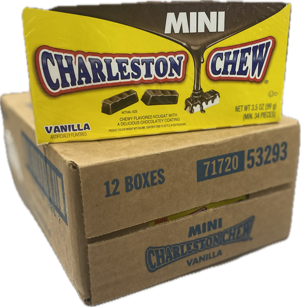 Mini Charlston Chew Vanilla Theater 3.5oz (12ct) - Wholesale Candy ...