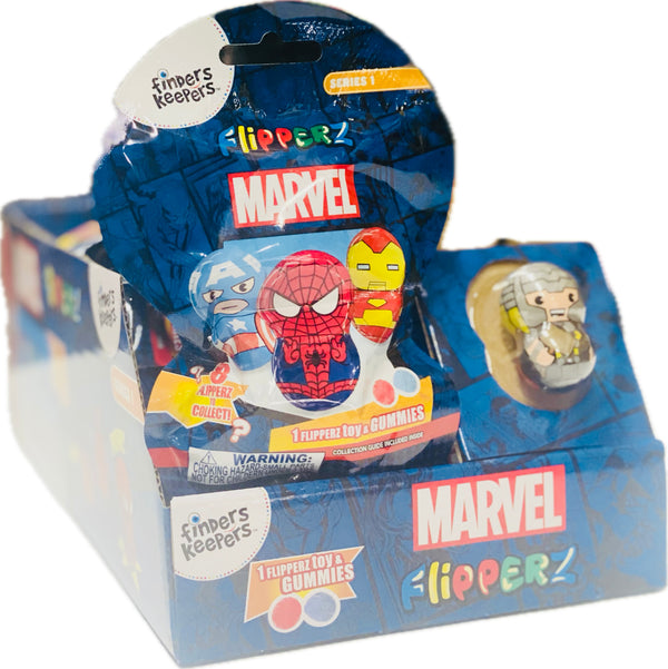 Finders Keepers Marvel Flipperz (24ct) - Wholesale Candy Warehouse