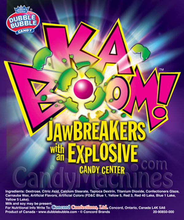 Kaboom Assorted Jawbreaker 1” - Wholesale Candy Warehouse