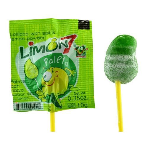 Limon 7 Paleta (30 ct) - Wholesale Candy Warehouse