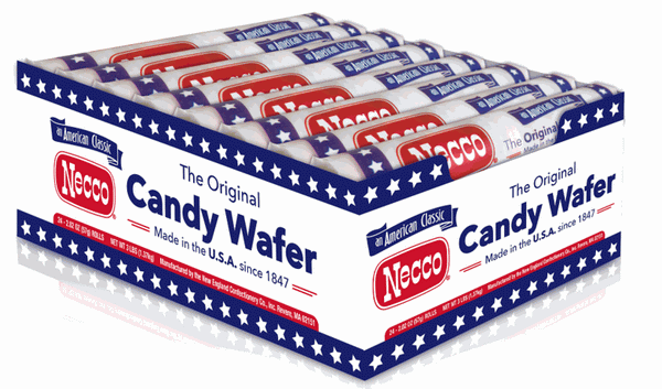 Necco Wafer Candy Rolls Original (24 ct) - Wholesale Candy Warehouse